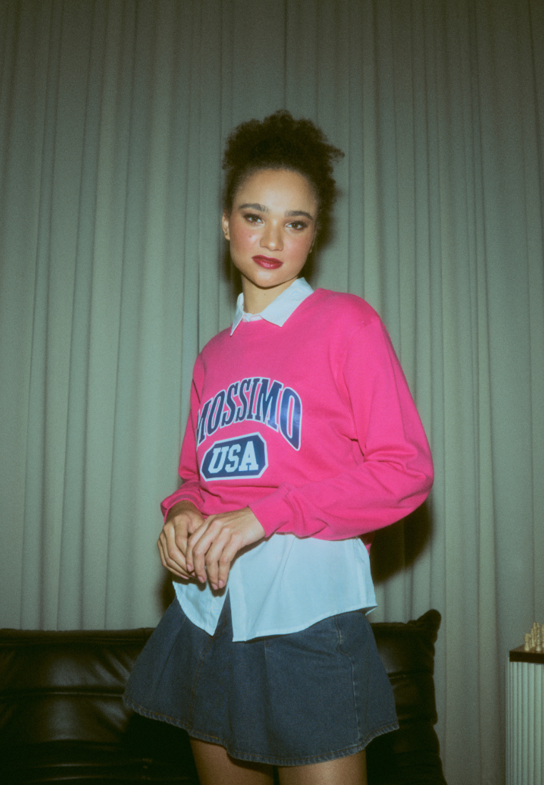 Mossimo Dominique Pink Pullover – Mossimo PH